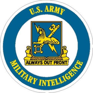 United States Army Military Intelligence Vinyl Sticker at Sticker Shoppe