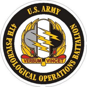 United States Army 4th Psychological Operations Battalion Vinyl Sticker ...