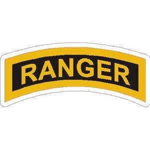 United States Army Ranger Battalion Banner - Vinyl Sticker at Sticker ...