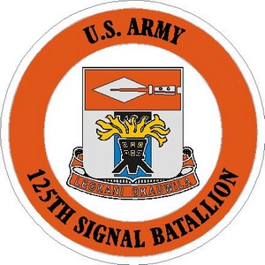 United States Army 125th Signal Battalion - Vinyl Sticker at Sticker Shoppe