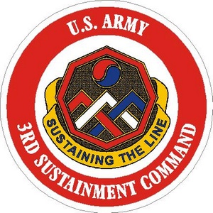 United States Army 3rd Sustainment Command - Vinyl Sticker at Sticker ...