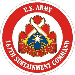 United States Army 167th Sustainment Command Vinyl Sticker at Sticker ...