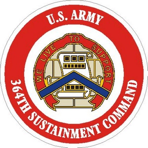 United States Army 364th Sustainment Command - Vinyl Sticker at Sticker ...