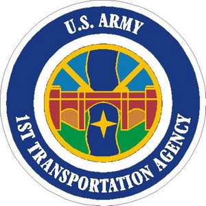 United States Army 1st Transportation Agency Vinyl Sticker at Sticker ...