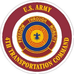United States Army 4th Transportation Command - Vinyl Sticker at ...