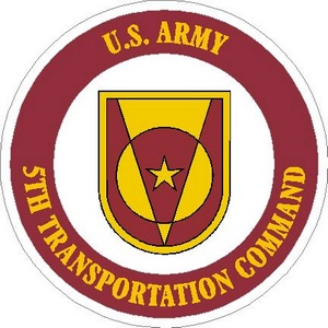 United States Army 5th Transportation Command - Vinyl Sticker at ...