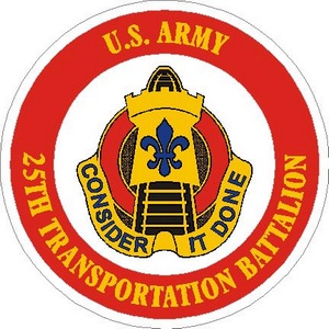 United States Army 25th Transportation Battalion - Vinyl Sticker at ...