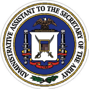 United States Army Admin Asst Secretary Of The Army - Vinyl Sticker at ...