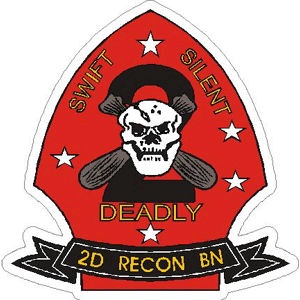 United States Marines 2nd Reconnaissance Battalion Vinyl Sticker at ...