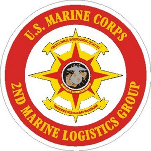 United States Marines 2nd Marine Logistics Group Vinyl Sticker at ...