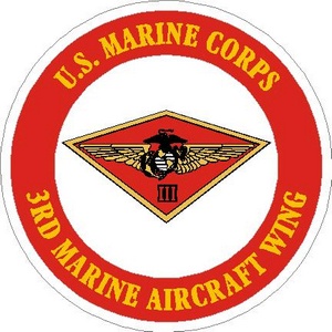 United States Marines 3rd Marine Aircraft Wing - Vinyl Sticker at ...