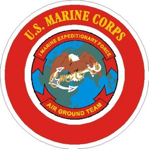 United States Marines 1st Marine Expeditionary Force - Vinyl Sticker at ...