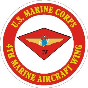 United States Marines 4th Marine Aircraft Wing Vinyl Sticker at Sticker ...