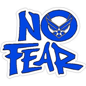 United States Air Force No Fear - Sticker at Sticker Shoppe