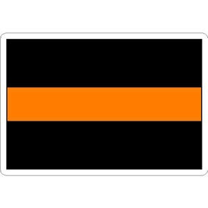 Thin Orange Line - Sticker at Sticker Shoppe