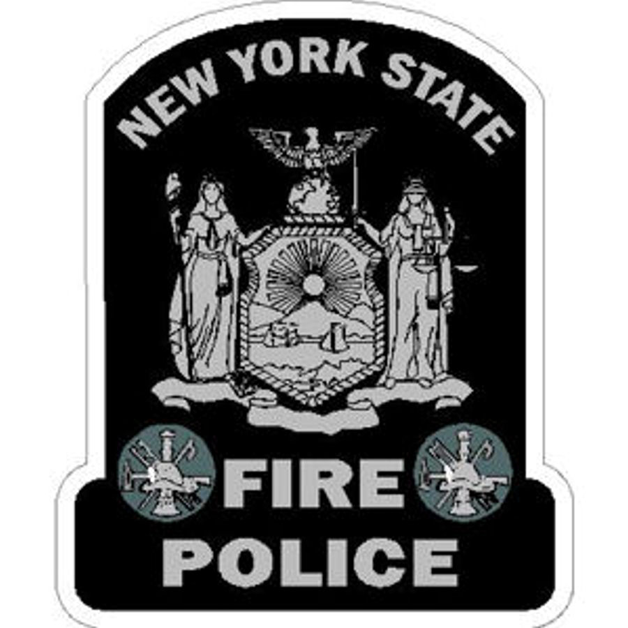 New York State Fire Police Subdued - Vinyl Sticker at Sticker Shoppe