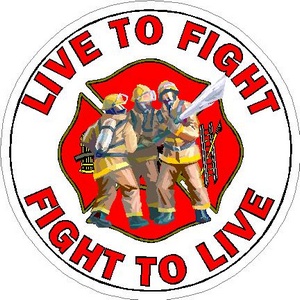 Live To Fight Fight To Live - Vinyl Sticker at Sticker Shoppe