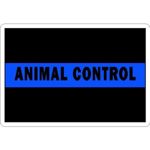 Thin Blue Line Animal Control - Vinyl Sticker at Sticker Shoppe