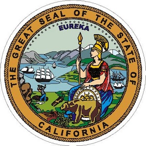 California State Seal - Vinyl Sticker at Sticker Shoppe