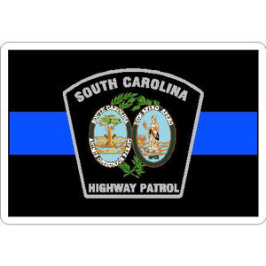 Thin Blue Line South Carolina Highway Patrol - Vinyl Sticker at Sticker ...