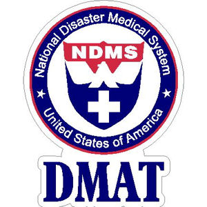 NDMS Disaster Medical Assistance Team DMAT - Vinyl Sticker at Sticker Shoppe