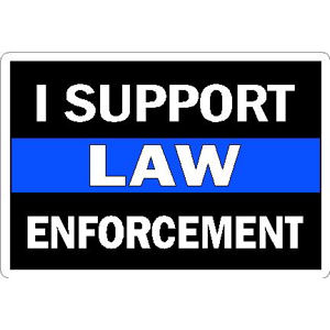 Support Police Sticker