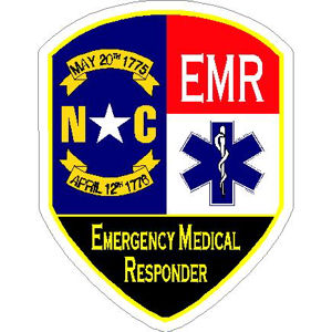 North Carolina Emergency Medical Responder EMR - Vinyl Sticker at ...