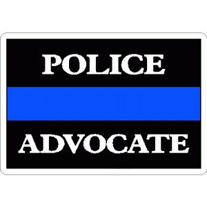Police Advocate Thin Blue Line - Sticker at Sticker Shoppe