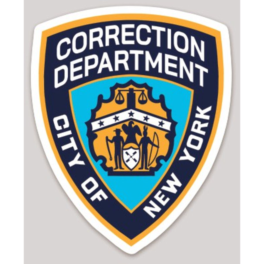 City Of New York Correction Department - Sticker at Sticker Shoppe