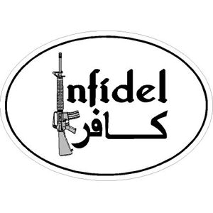Infidel - Vinyl Sticker at Sticker Shoppe