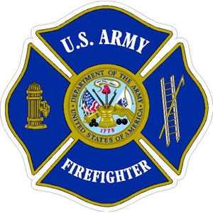 Military Firefighter Badges
