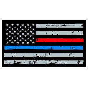Thin Blue Line & Thin Red Line Flags Home & Living Wall Décor Signs ...