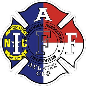 North Carolina IAFF International Association Firefighters - Vinyl ...