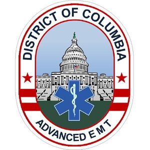 District Of Columbia Washington DC Advanced EMT - Vinyl Sticker at ...