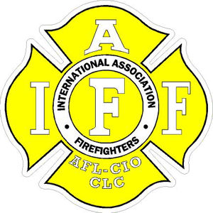 Yellow IAFF International Association Firefighters - Sticker at Sticker ...