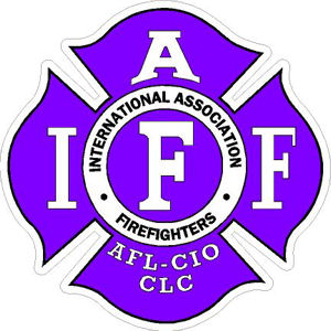 Purple IAFF International Association Firefighters - Sticker at Sticker ...