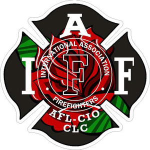 Red Rose IAFF International Association Firefighters - Sticker at ...