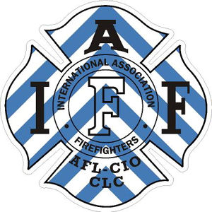Blue Chevrons IAFF International Association Firefighters - Sticker at ...