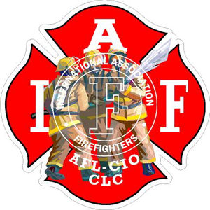 Firefighter's IAFF International Association Firefighters - Sticker at ...