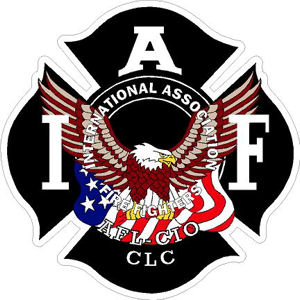 Eagles & Flag IAFF International Association Firefighters - Sticker at ...