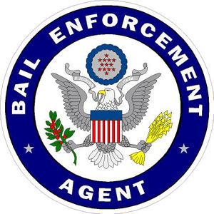 Bail Enforcement Agent Blue - Sticker at Sticker Shoppe