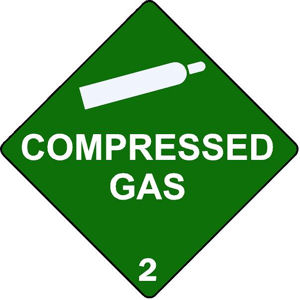 Compressed Gas #2 Green Diamond - Sticker at Sticker Shoppe