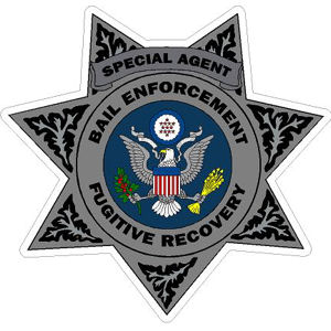 Bail Enforcement Special Agent 7 Point Badge - Sticker at Sticker Shoppe