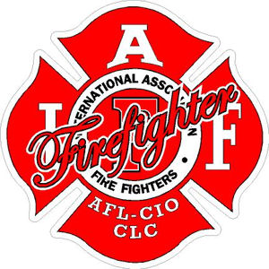 Firefighter Red IAFF International Association Firefighters - Sticker ...