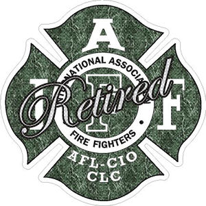Green Marble Retired IAFF International Association Firefighters ...