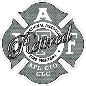 Diamond Plate Retired IAFF International Association Firefighters ...