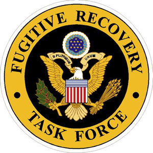Fugitive Recovery Task Force Gold Seal - Sticker at Sticker Shoppe