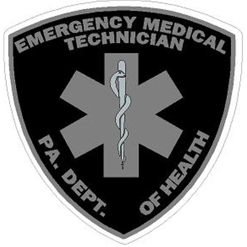 Pennsylvania Subdued EMT - Vinyl Sticker at Sticker Shoppe