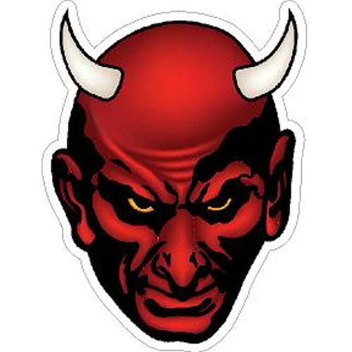 Devil Head - Vinyl Sticker at Sticker Shoppe