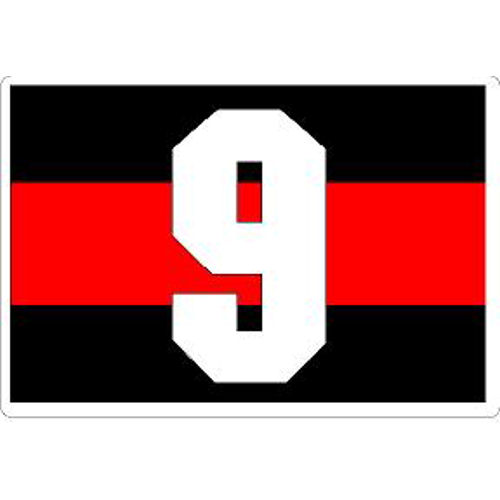 Thin Red Line Charleston 9 - Vinyl Sticker at Sticker Shoppe